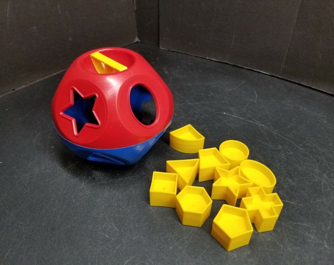 Vintage 1970-80s Tupperware Shape-o-ball Sorter Toy in Box - Retro ...