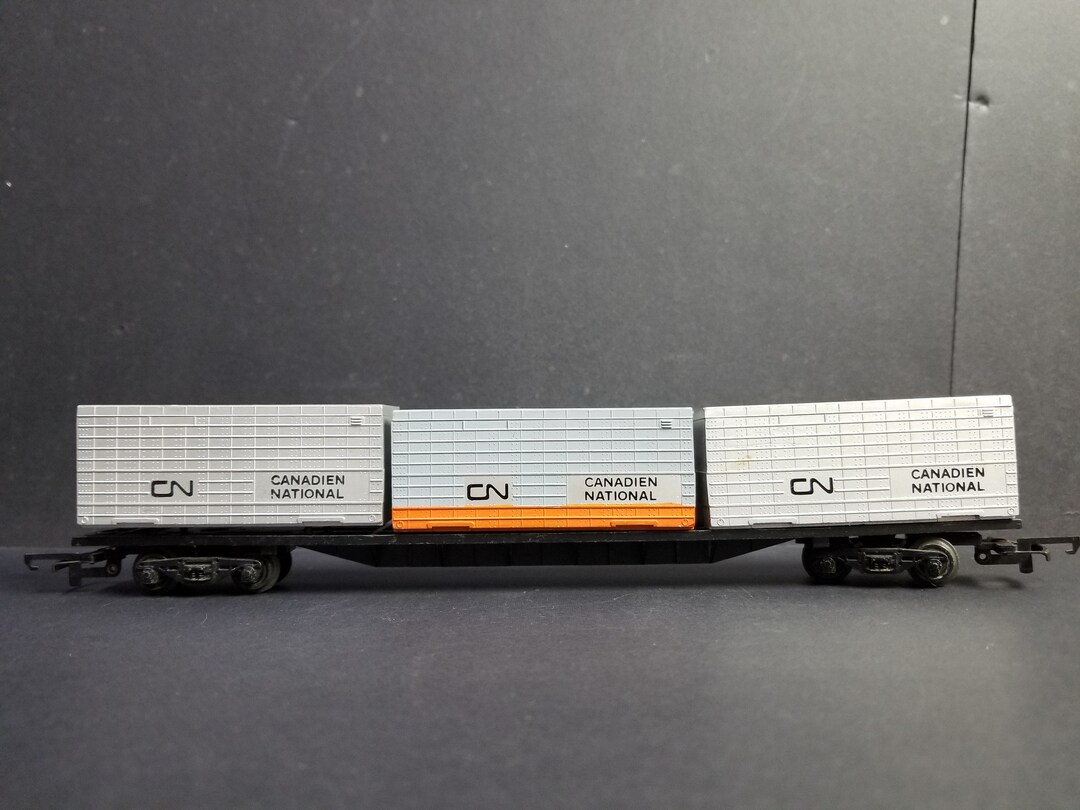 Tri-ang Oo/ho Scale Canadien National Cn 3 Containers Car RARE - Etsy
