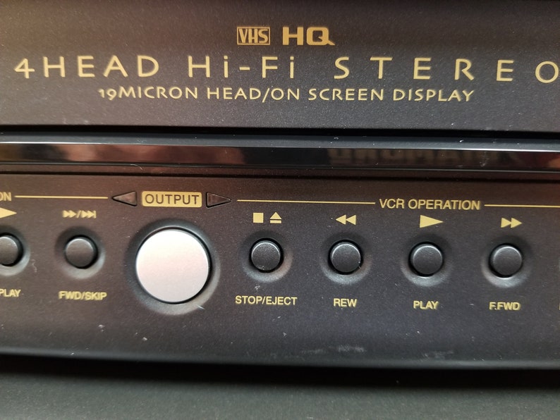 Vintage Symphony WF802 DVD / VHS Combo Player Tested Working - Etsy