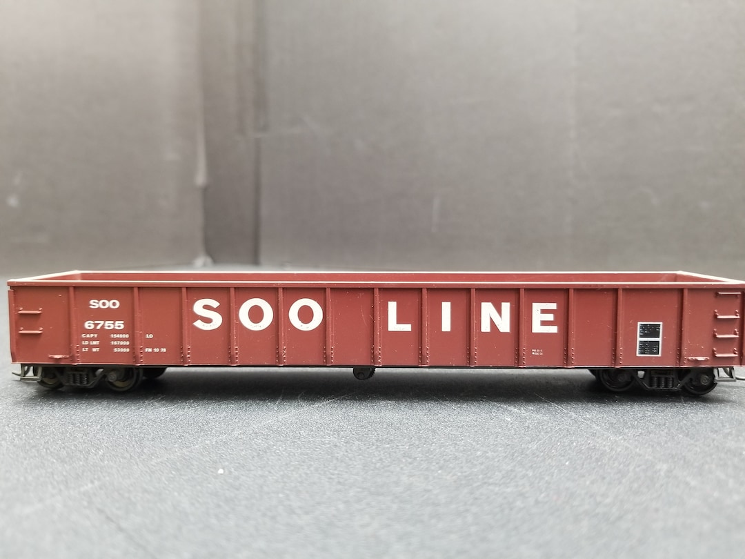 Roundhouse 50' Gondola SOO Line #1684 Brown - Etsy