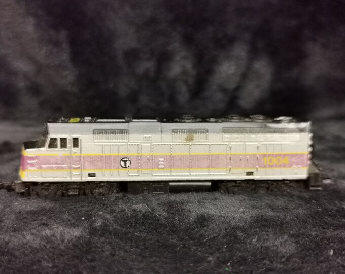 Vintage Mehano N Scale EMD F40PH Diesel Locomotive Mbta "the T" 1004 ...