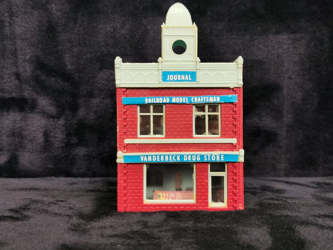 Vintage Tyco HO Scale Vanderbeck Drug Store Building Kit - Etsy
