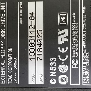 Vintage TEAC External Floppy Disk Drive FD-05PUW Untested - Etsy