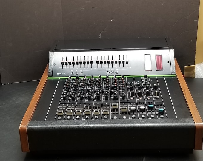 Vintage Toa 8 Channels Mixing Console Model Rx-208 Working - Etsy