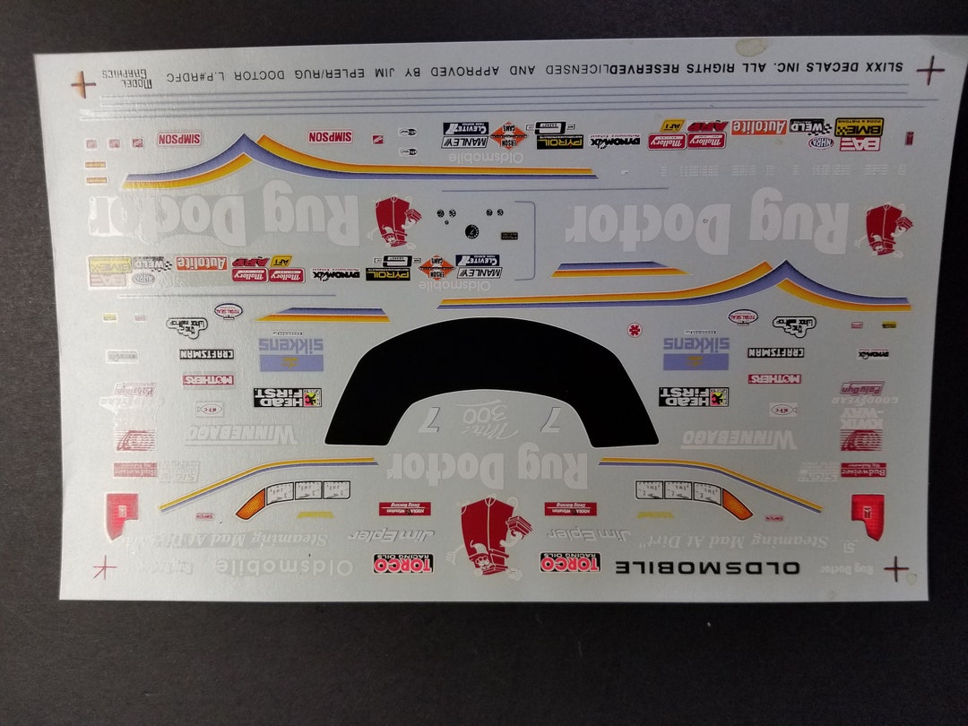 Brand New Decal Set Sheet for Model Car Kit Read Description - Etsy