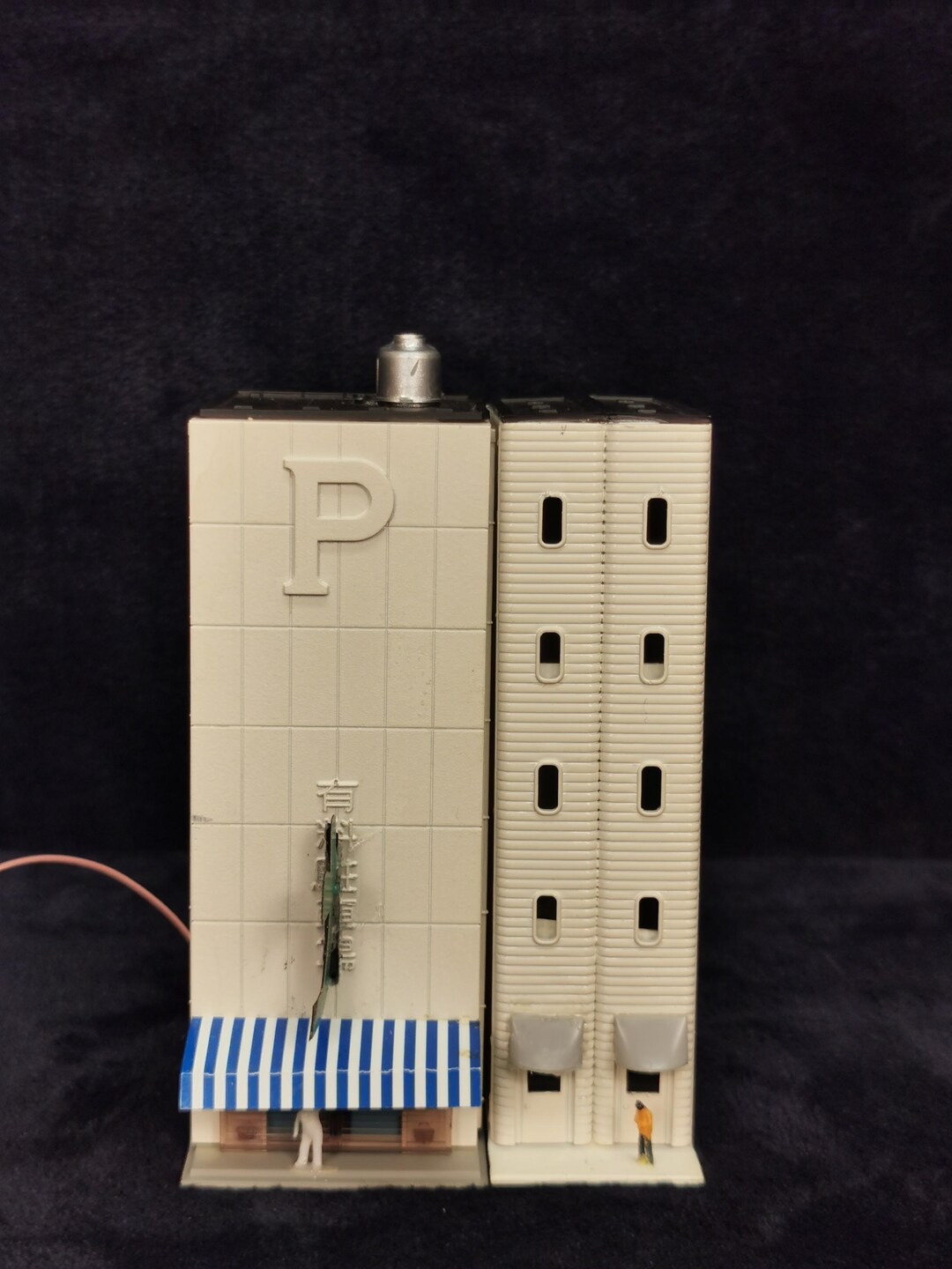 Vintage N Scale Tomytec 5 Story Hotel and Apartment Building Scenery ...