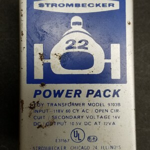 Strombecker Vintage HO Scale Power Pack 9703-B Gray/blue - Etsy