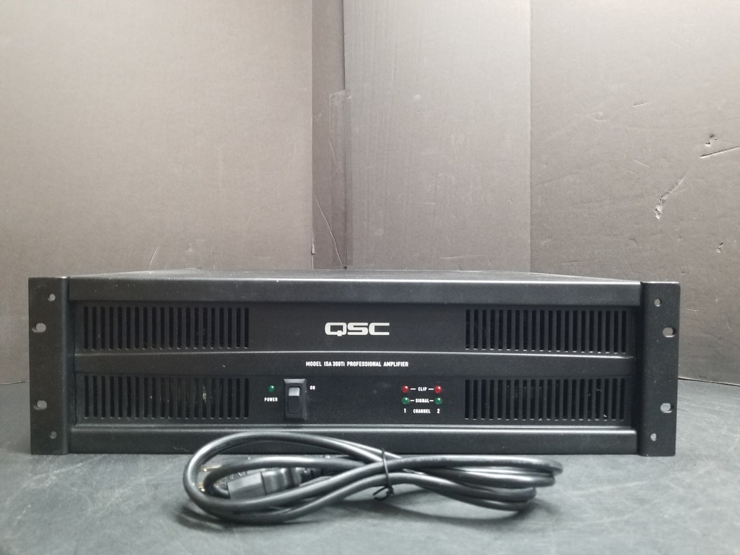 QSC Audio Professional Power Amplifier Model ISA300TI 300W 2 Channel ...