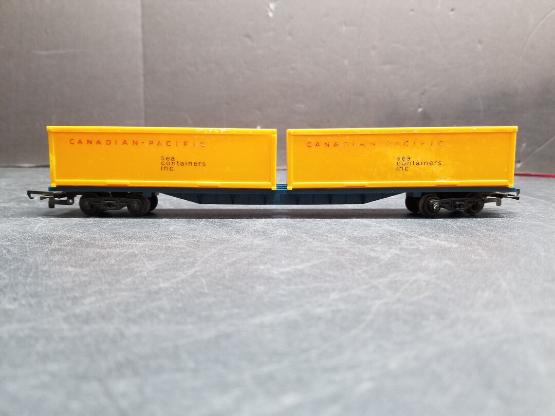 Tri-ang OO/HO Canadian Pacific 2 Containers Car RARE Sea Containers Inc ...