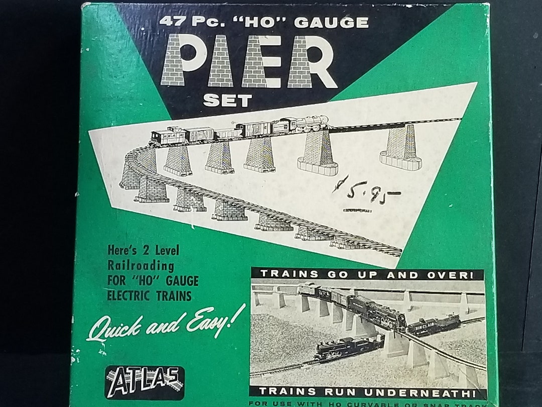 Vintage Atlas 47pc HO Scale Pier Set Item NO. 80 - Etsy