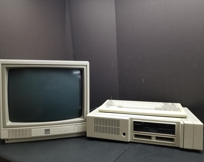 Vintage IBM 4860 PC 4863 Display W/ 7257 Keyboard Tested - Etsy