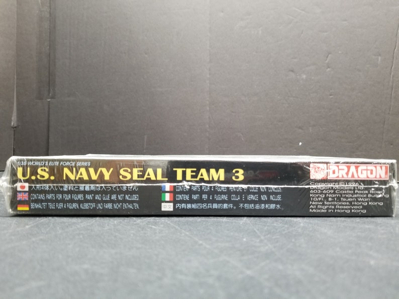Dragon U.S. Navy Seal Team 3 1/35 Scale Model Kit 3025 New | Etsy