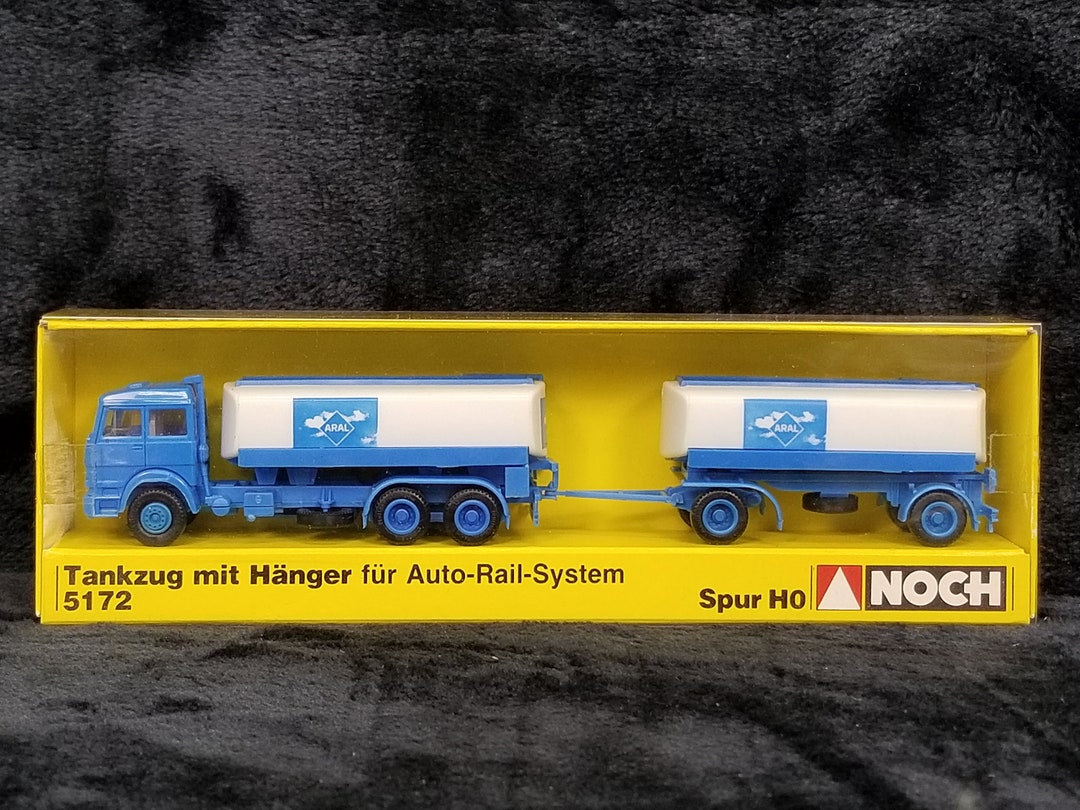 Vintage Noch HO Scale Aral Truck With Trailer: Model Train Layout (new ...