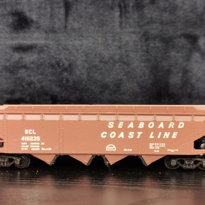 Vintage Seaboard Coast Line Hopper Car 416235 With Rusty Axles - Etsy