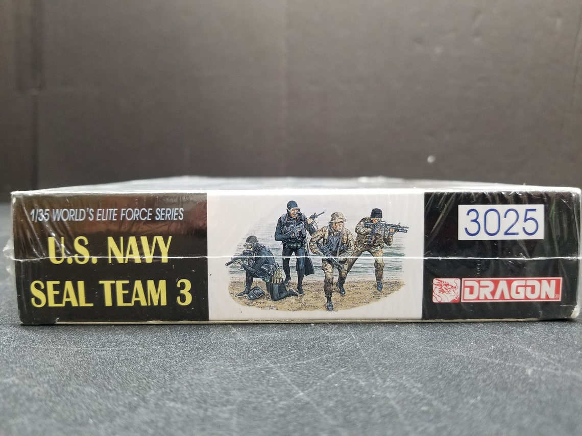 Dragon U.S. Navy Seal Team 3 1/35 Scale Model Kit 3025 New - Etsy