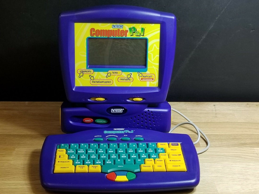 Vtech Computer Pal With 4 Cartridges Keyboard And Mouse 1990s In Box