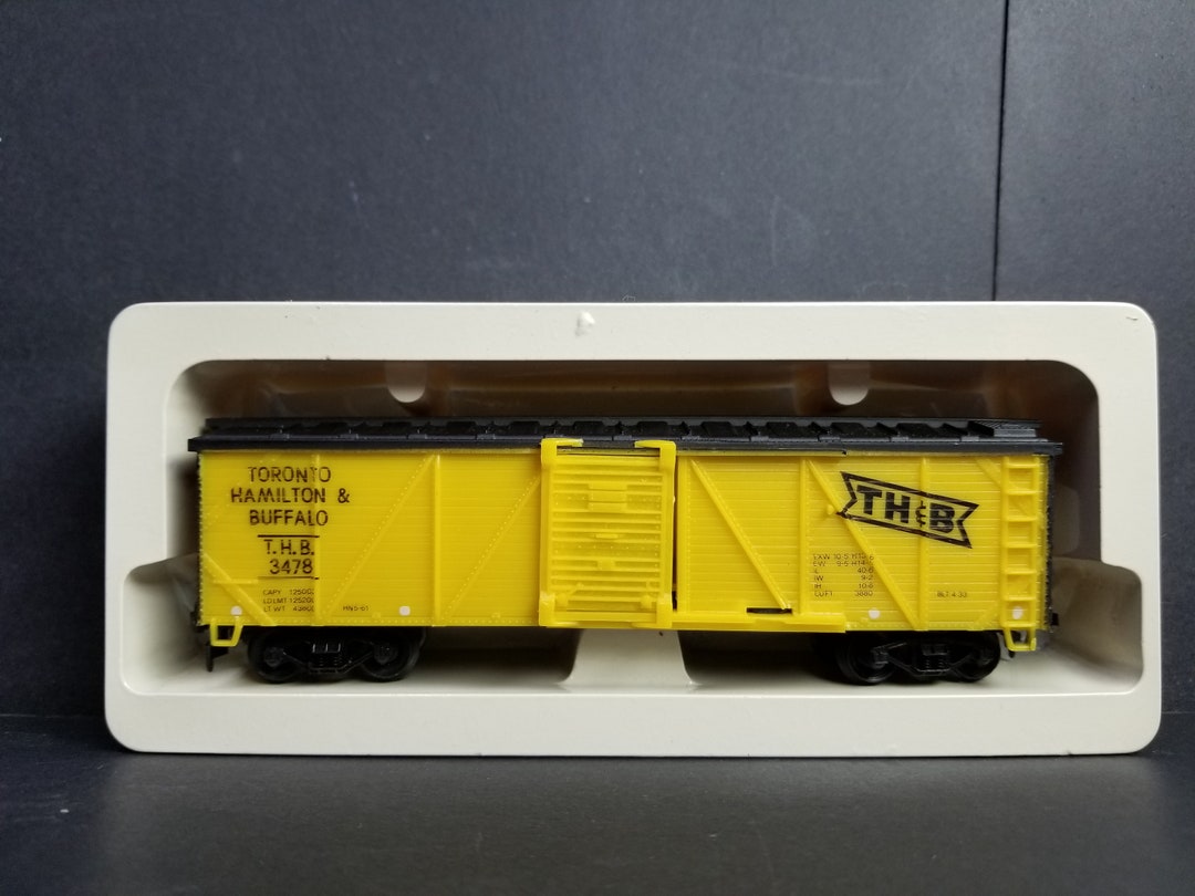 Life-like HO Scale Toronto Hamiblton and Buffalo 40' Box Car Thb #3478 ...