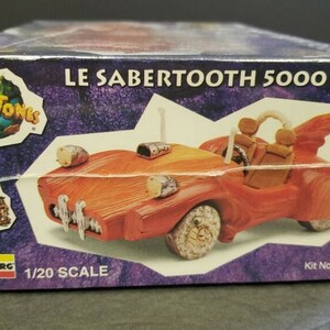 Lindberg Snapfit the Flintstones LE Sabertooth 5000 Model Kit New ...