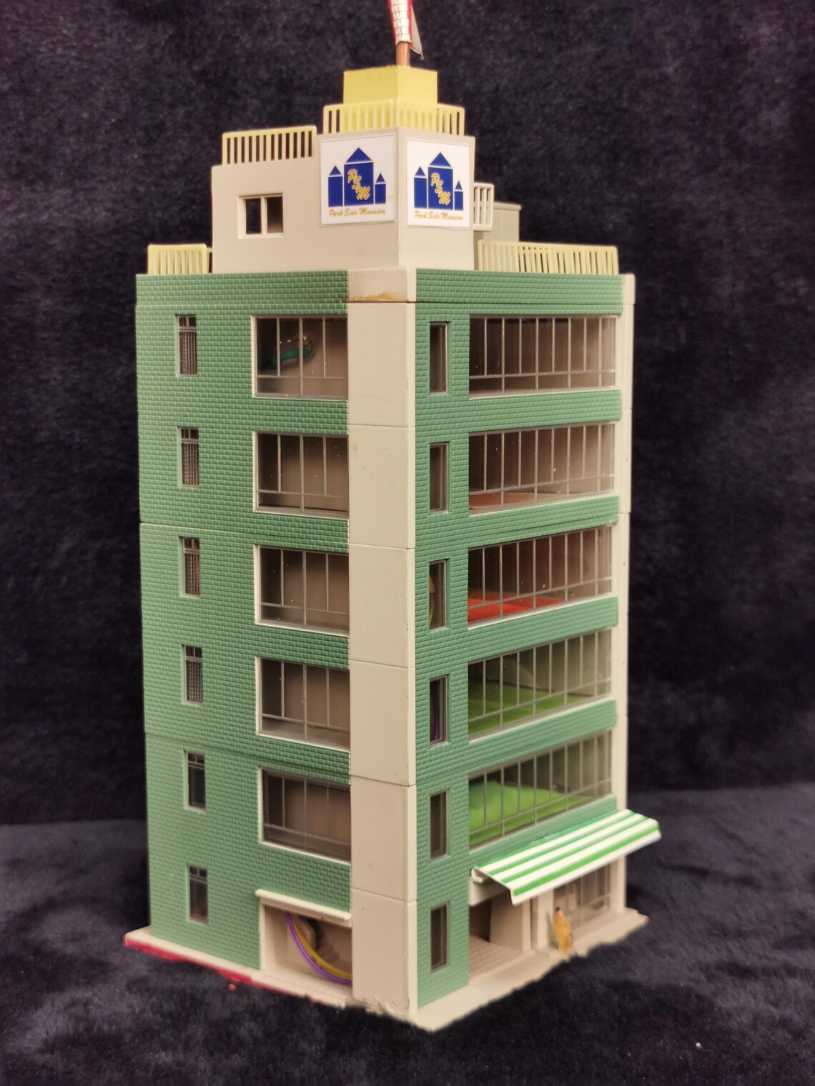 Vintage N Scale Kato Office Building 23-434A Scenery Layout Custom ...