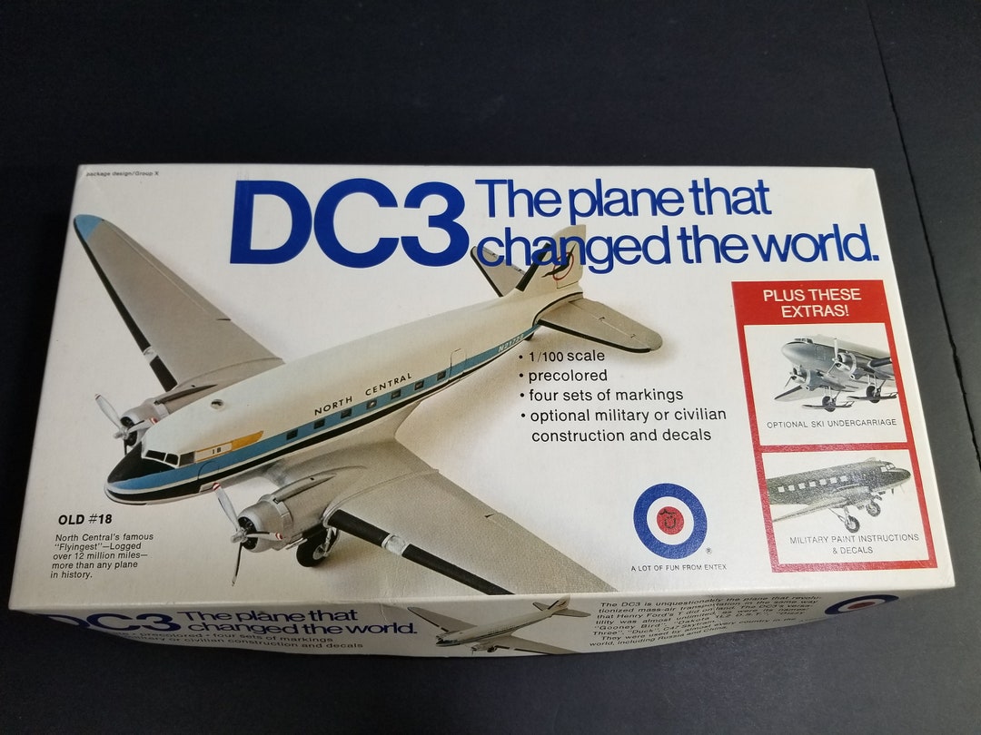 Entex 1/100 Model Kit DC3 the Plane That Changed the World 8504 New ...