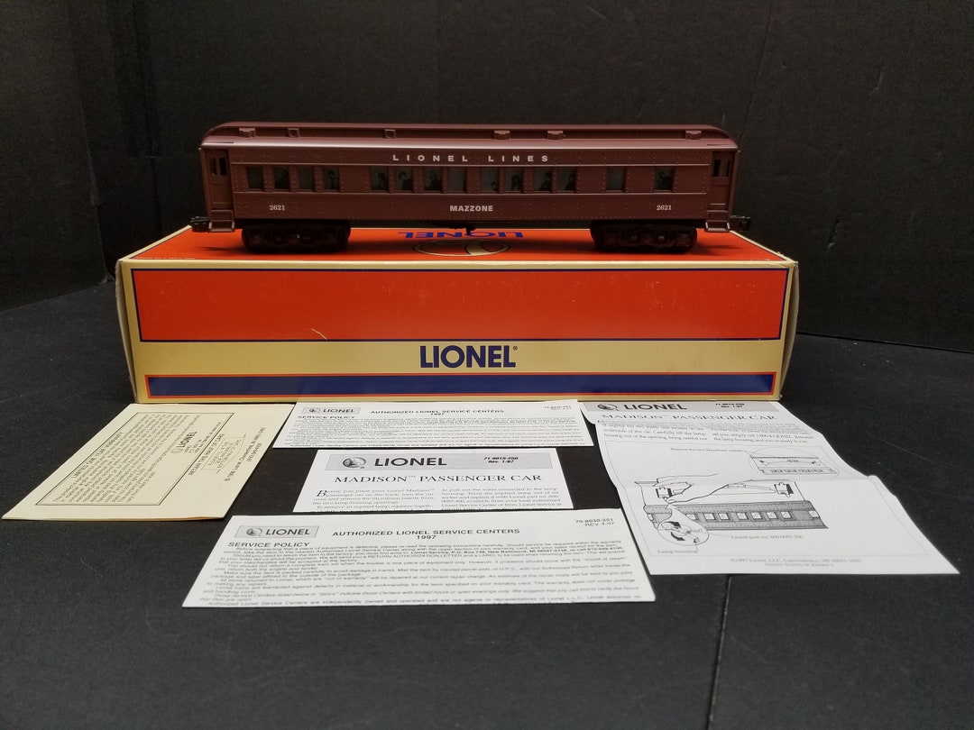 Lionel O Scale 2621 Lionel Lines ''mazzone'' Passenger Car 6-19075 New ...