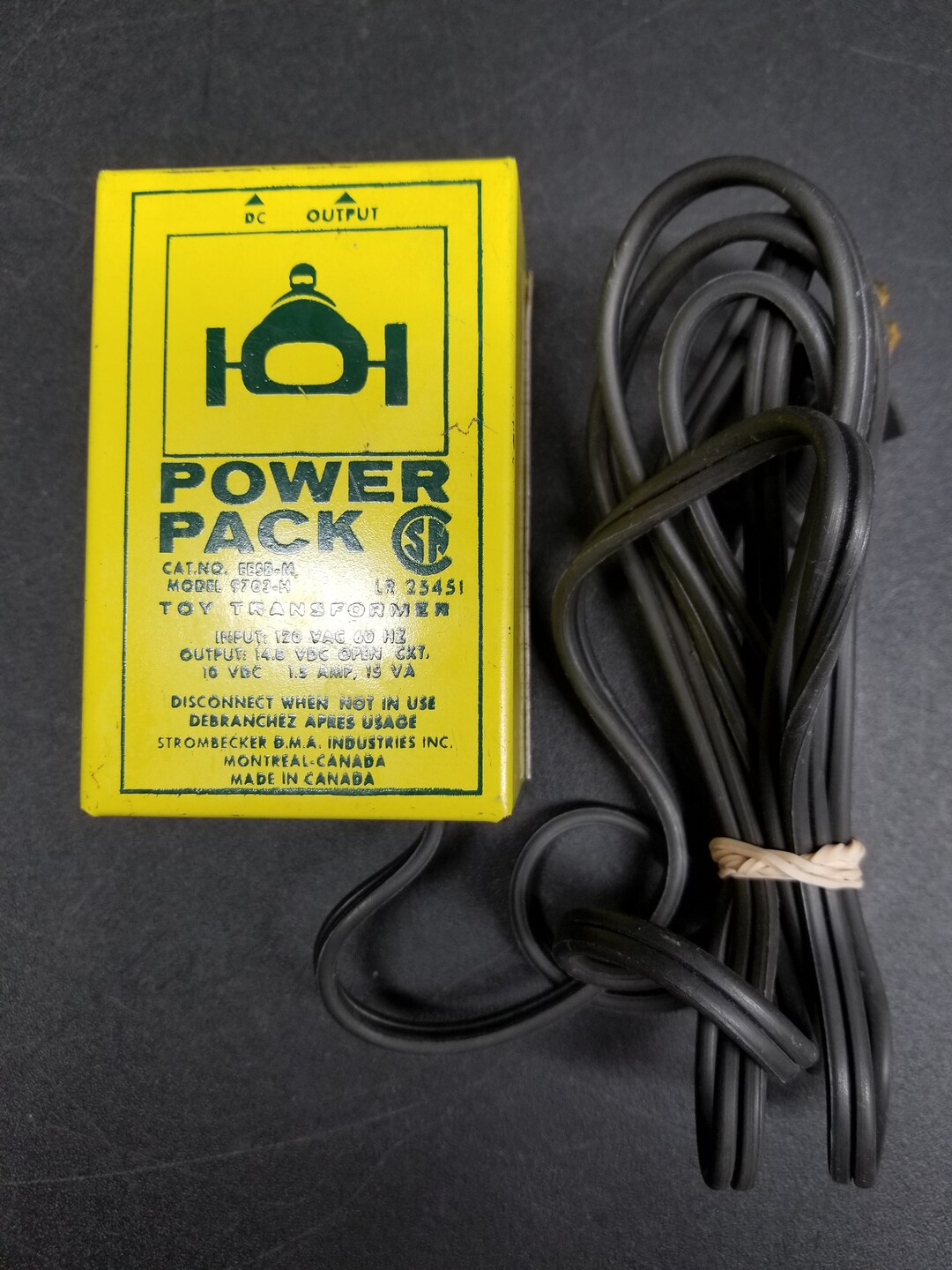 Strombecker Vintage HO Scale Power Pack 9703-H Yellow Good Condition - Etsy