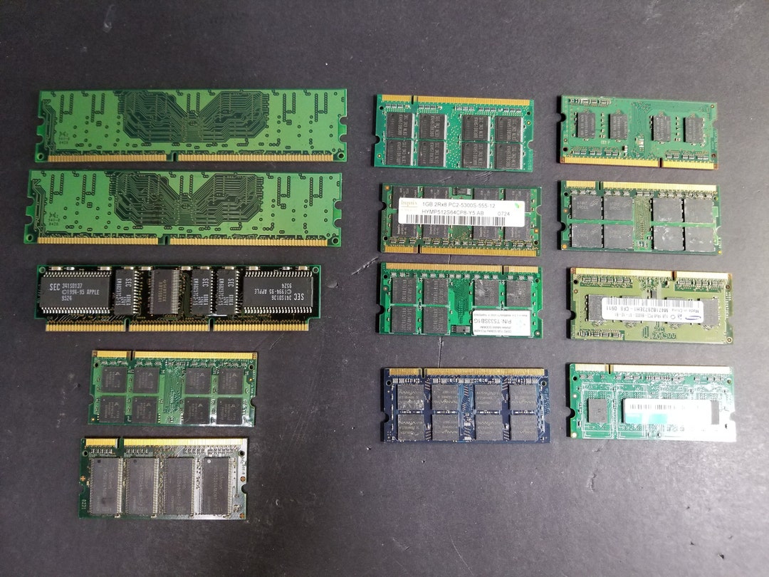 Lot of 13 Laptop and Desktop RAM Sticks DDR 1/2/3 Untested - Etsy