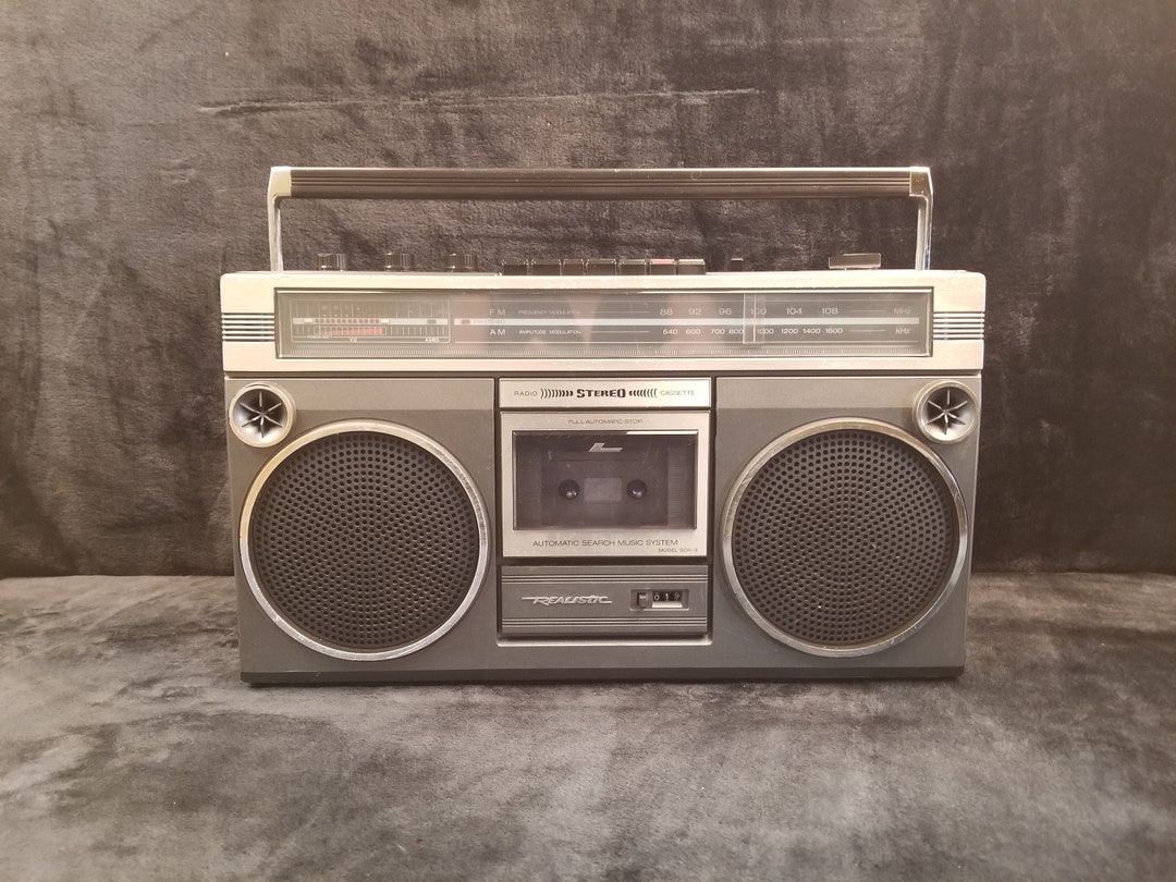 Vintage Realistic Boombox Model SCR-3 for Parts/repair - Etsy