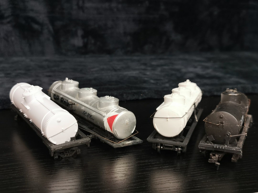Vintage HO Scale Lot of 4 Tank Cars for Parts or Repair CP Rail CN ...