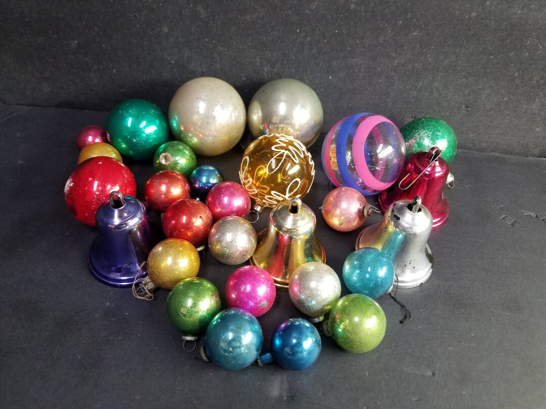 Vintage Plastic Christmas Ornaments