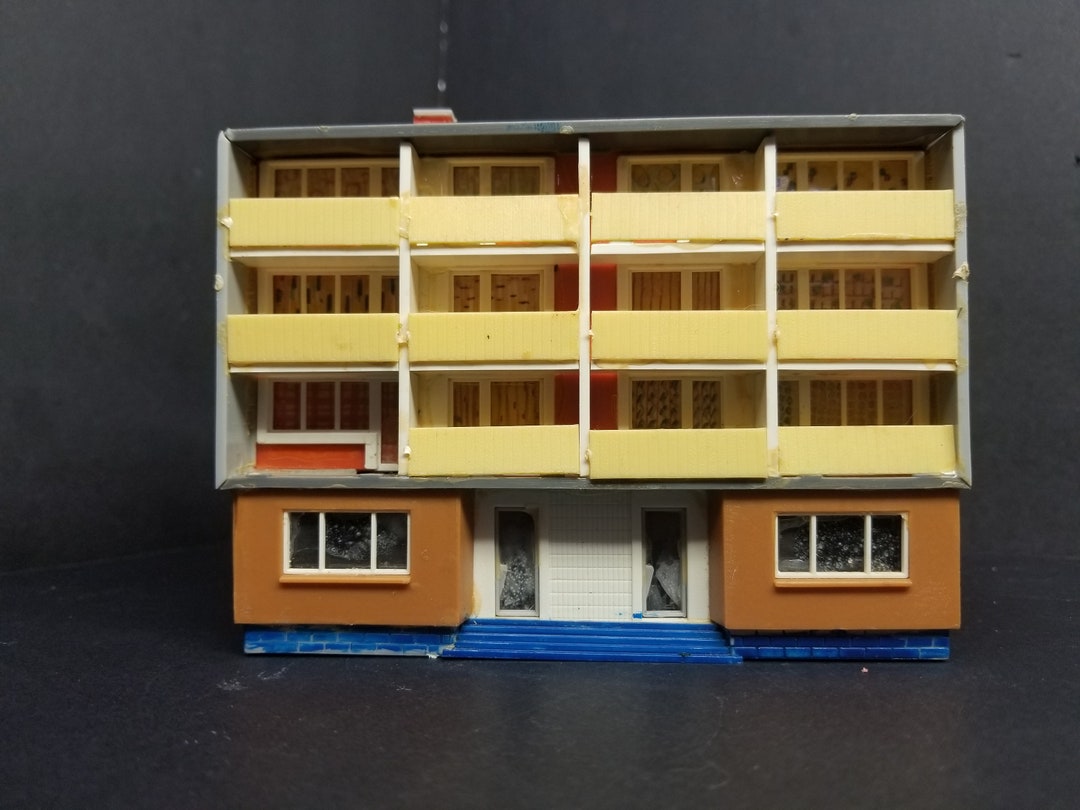 Faller HO Scale B-906 Apartment Building Fully Assembled - Etsy