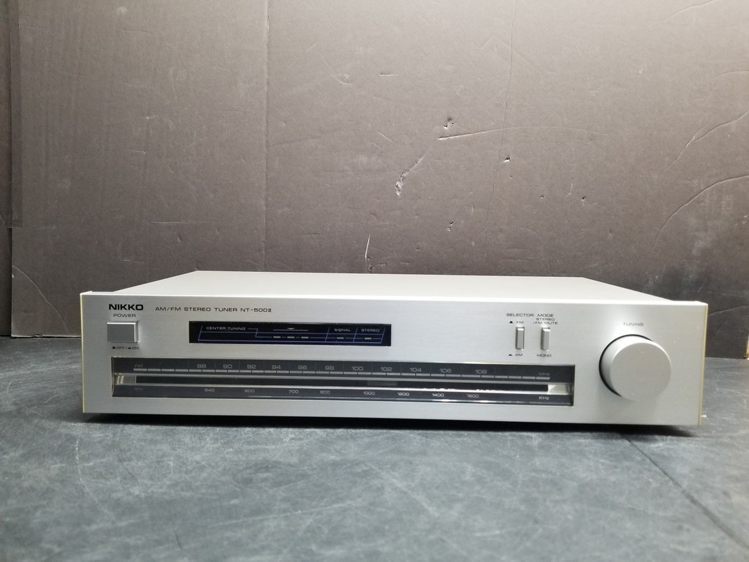 Vintage Nikko NT-500II AM / FM Stereo Tuner Tested Working - Etsy
