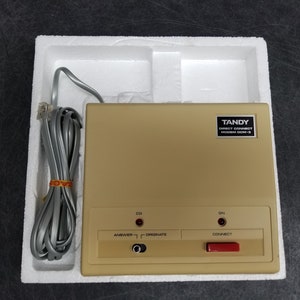 Vintage Tandy Direct Modem DCM-3 Model 26-1178 With Box No Power ...