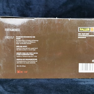 Vintage Faller HO Scale Model Railroading Diesel Fuel Facility Building ...
