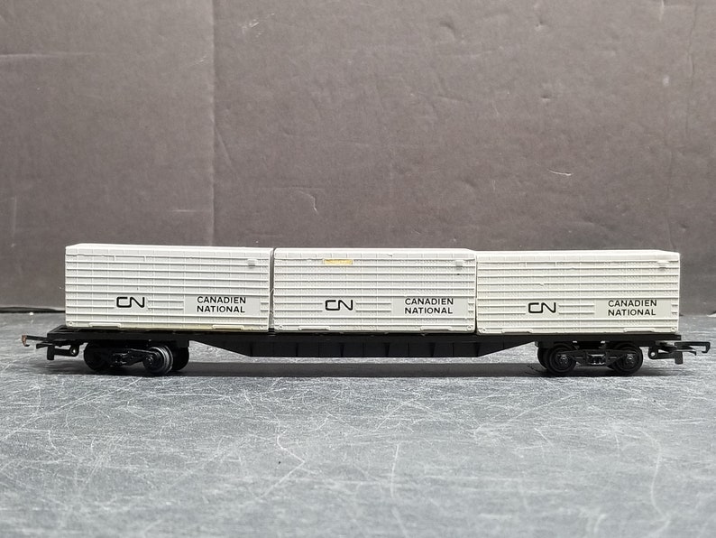 Tri-ang Oo/ho Scale Canadien National Cn 3 Containers Car RARE - Etsy