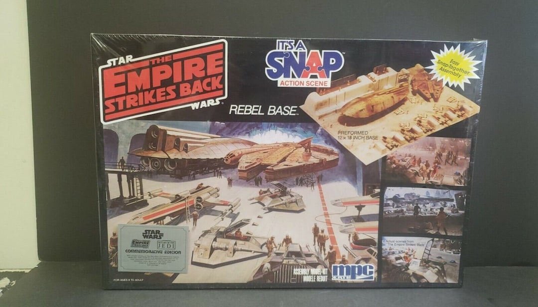 MPC 8735 Star Wars Empire Strikes Back Rebel Base Set Snap Kit New Box ...