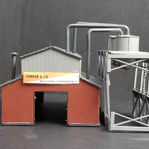 Heljan HO Scale Industrial Building /structure With Loading Station - Etsy