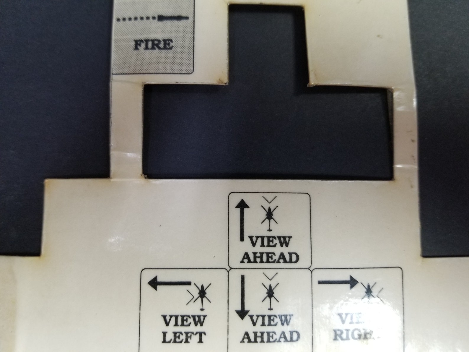 Vintage Commodore Amiga A500/2000 Gunship Keyboard Overlay - Etsy