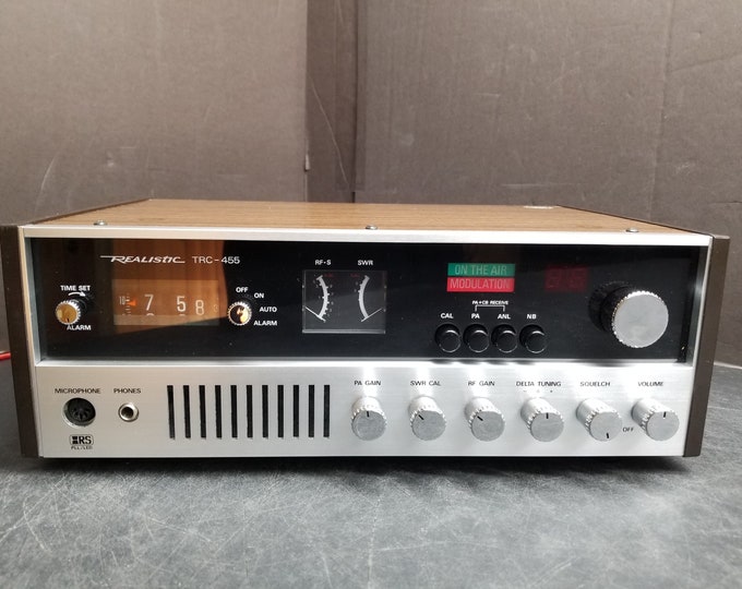 Vintage Realistic TRC-455 CB Radio Base Station Untested - Etsy