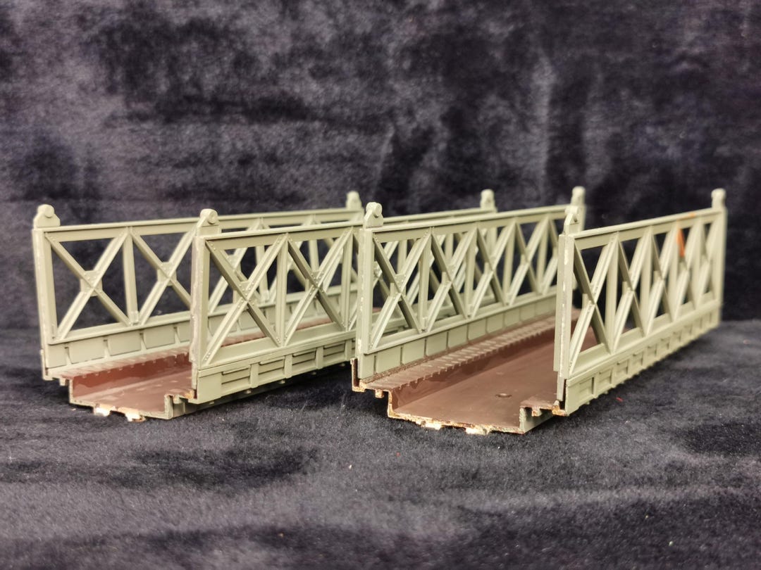 Vintage Faller HO Scale Bridge Building Bridge 2 Section of Faller 543 ...