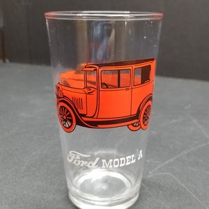 Vintage Antique Car (ford Model A Sunliner) Glass - Etsy