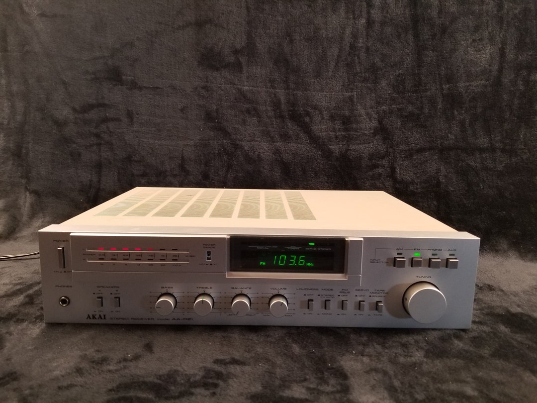 Vintage Akai Model AA-R21 Stereo Receiver Tested Working - Etsy