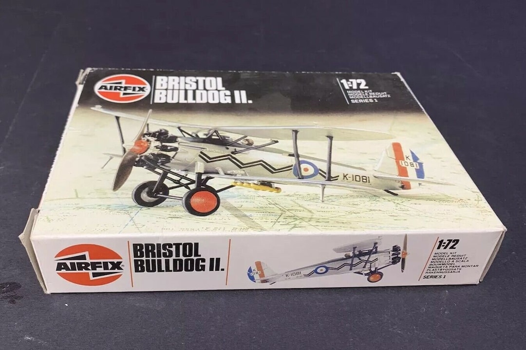 Airfix 01055 1/72 Bristol Bulldog II Model Kit - New Open Box (1986) - Etsy