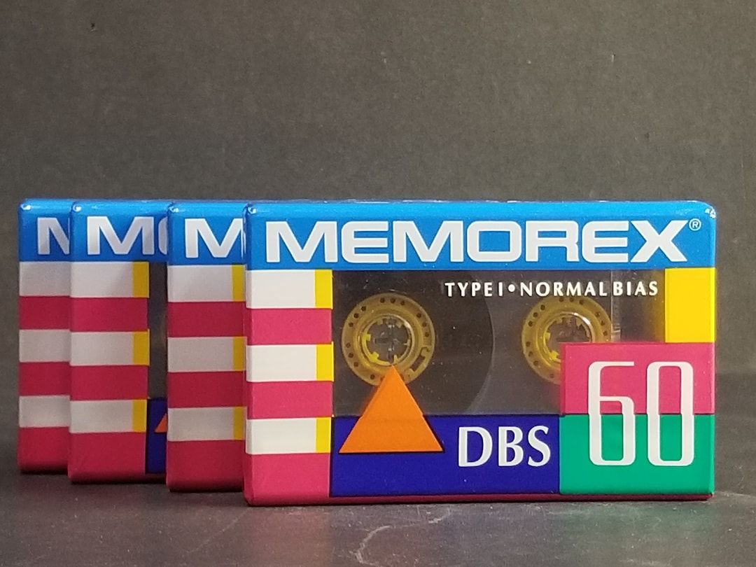 Vintage Memorex Lot of 4 Cassette Tapes Dbs 60 Type I New Sealed - Etsy