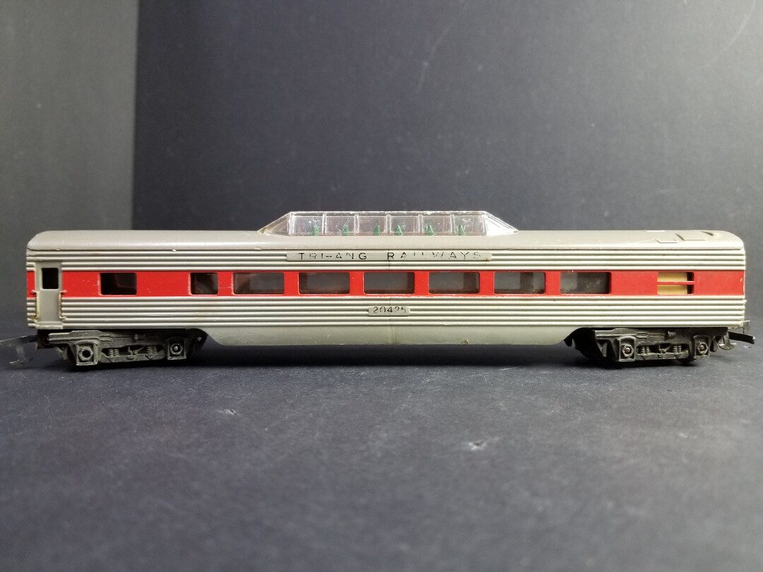 Vintage Tri-ang Railways Oo/ho Passenger Dome View Car 20425 - Silver ...