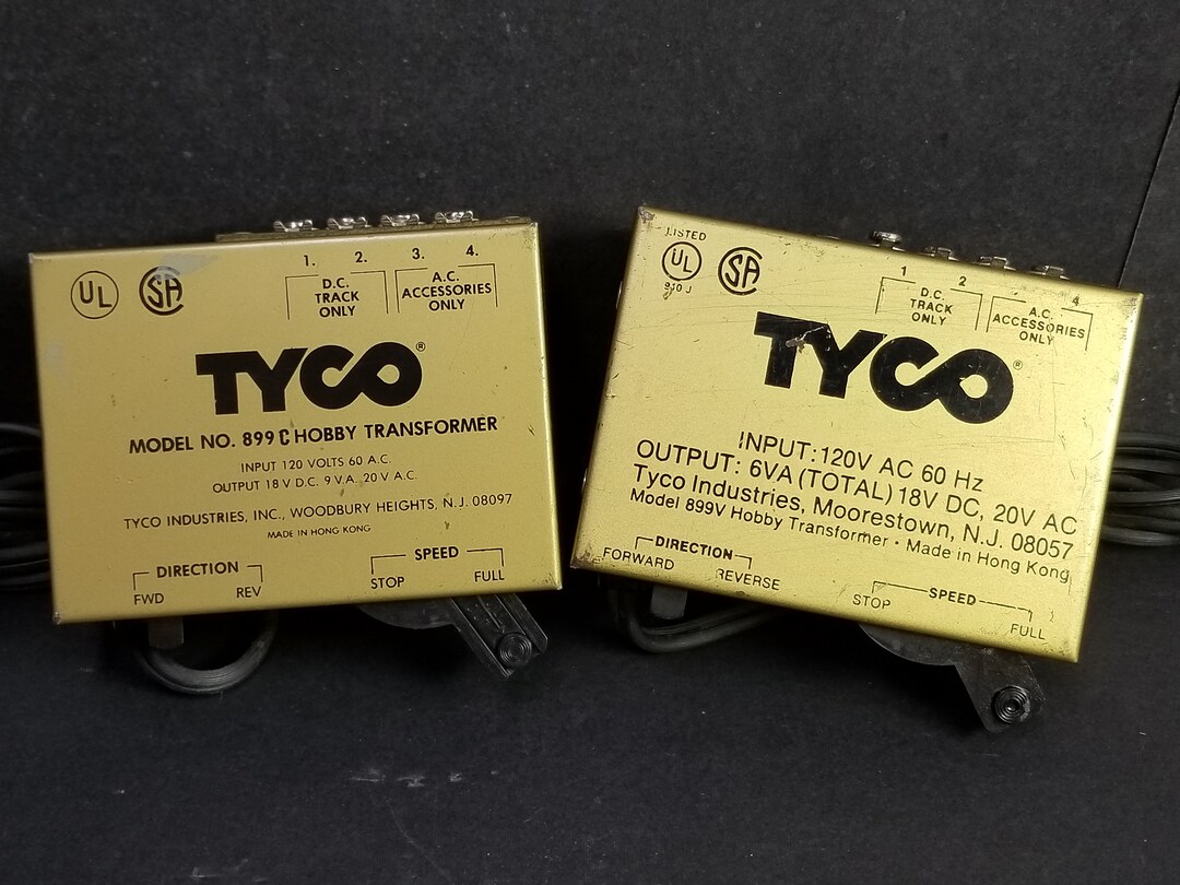 Tyco Model No. 899T Hobby Transformer Lot of 2 for Parts - Etsy