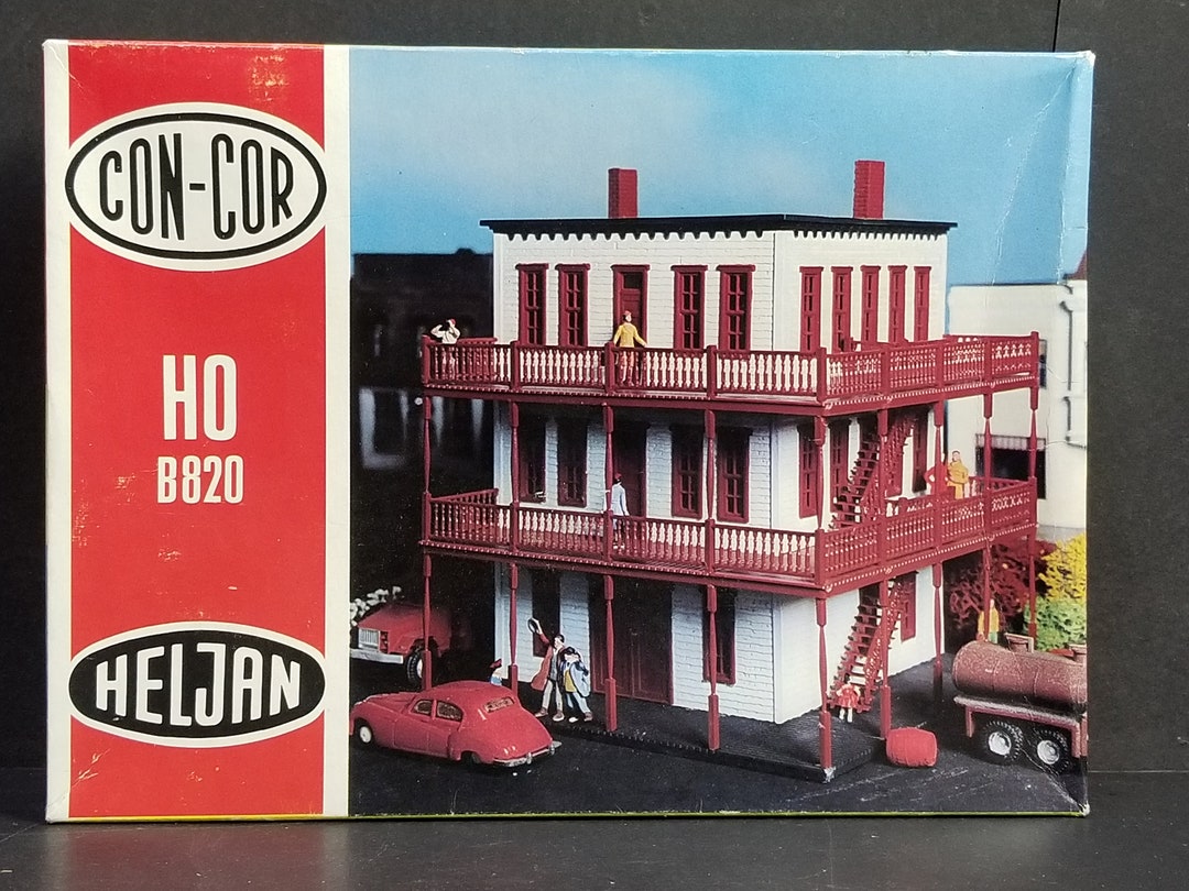 Con-cor HO Scale B820 Hotel Build Kit - Etsy