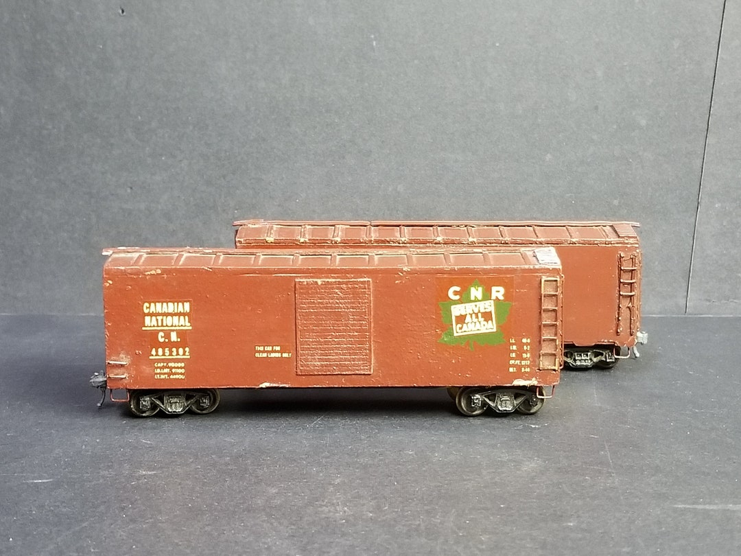 HO Scale Custom Made Canadian National 485302 Lot of 2 Cars - Etsy
