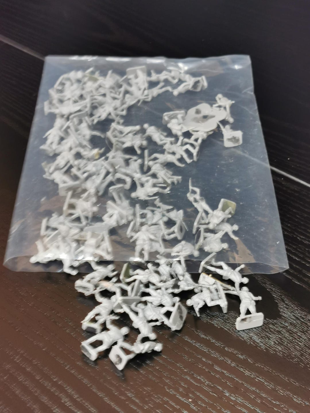 Vintage HO Scale Soldiers WWII Infantry People Figures Gray Unpainted ...