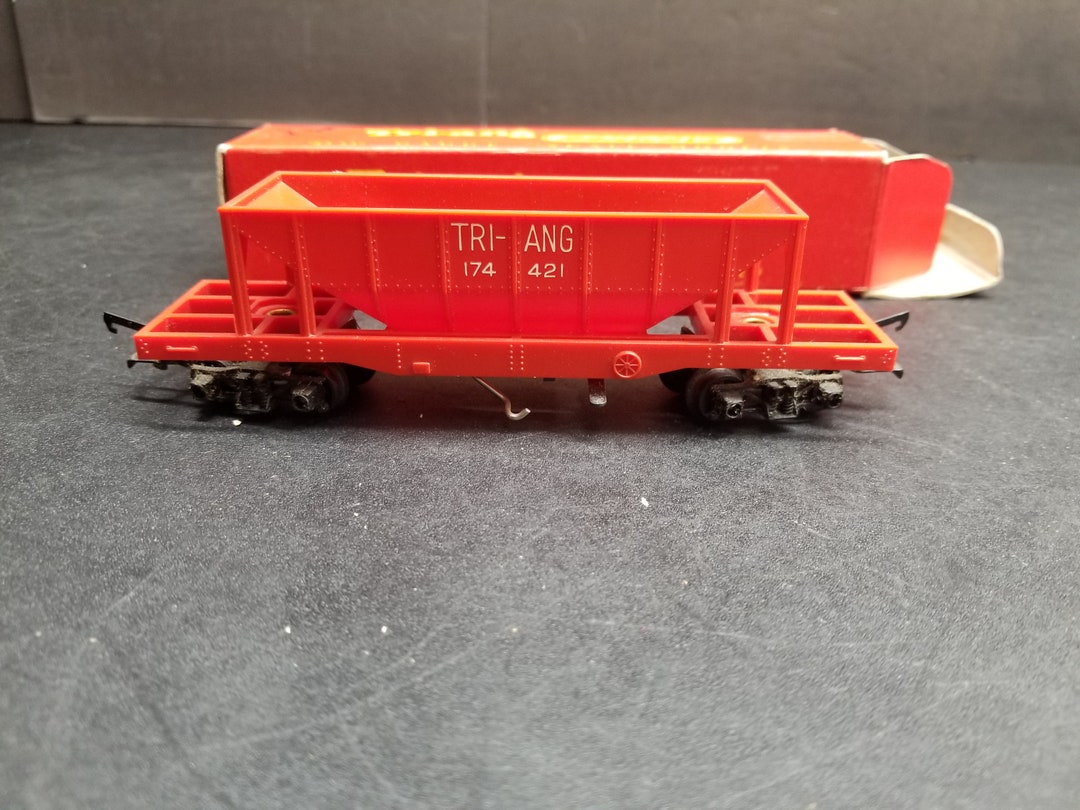 Tri-ang OO/HO Scale Red Hopper Wagon Car 174 421 - Collector's Item - Etsy